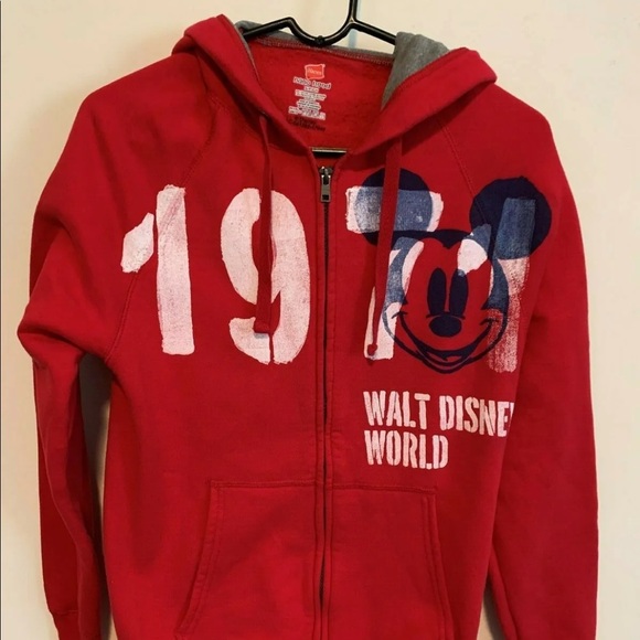 Jackets & Coats | Walt Disney World 1971 Hooded Sweatshirt Jacket ...